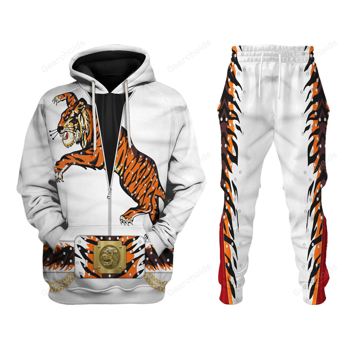 Elvis Presley Tiger - Costume Cosplay Hoodie Sweatshirt Sweatpants ...