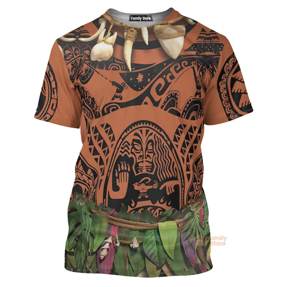 Maui Disney Moana Costume T-Shirt - Familystore