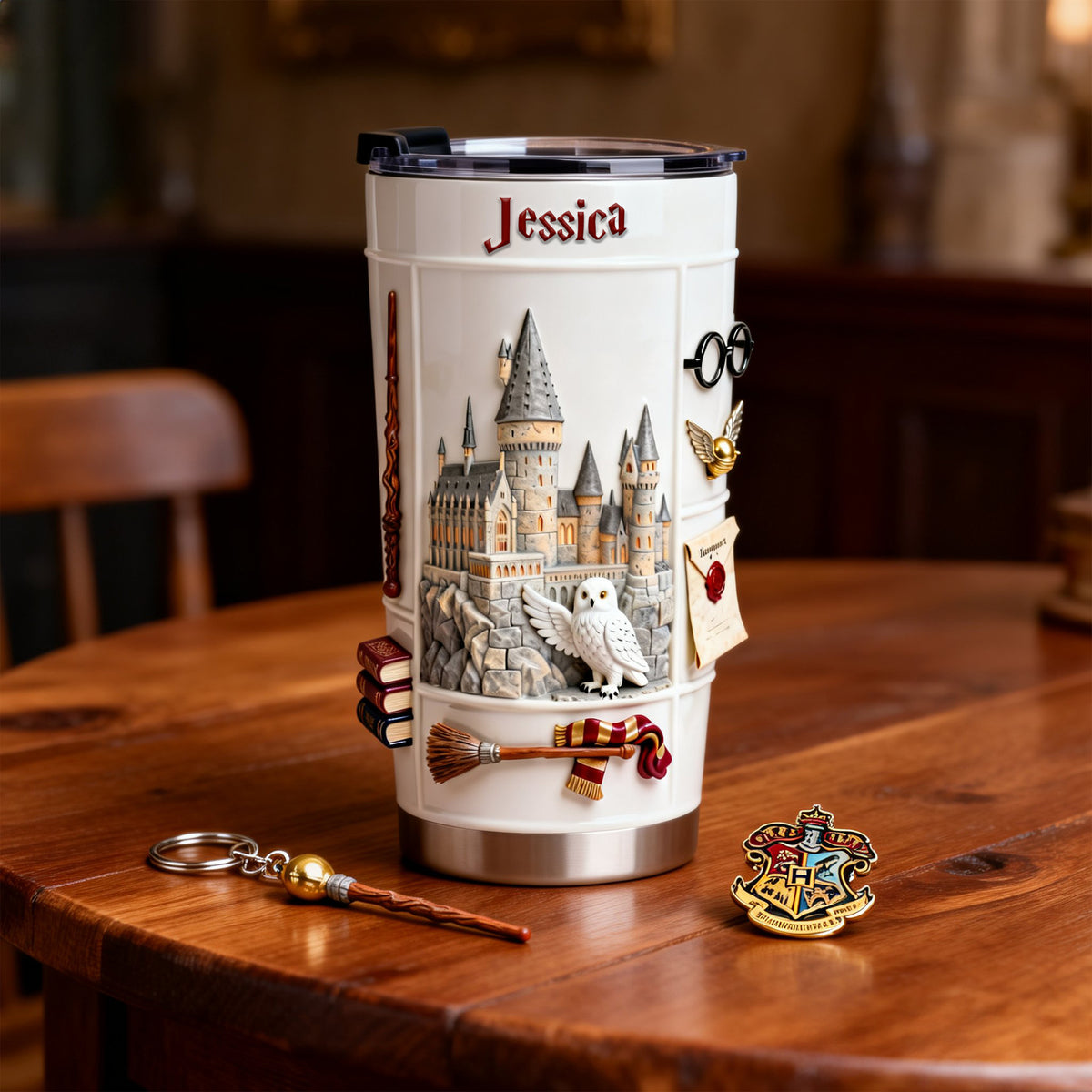 HaPo Wizard And Witch Magic Castle - Personalized Tumbler - Gift For M ...