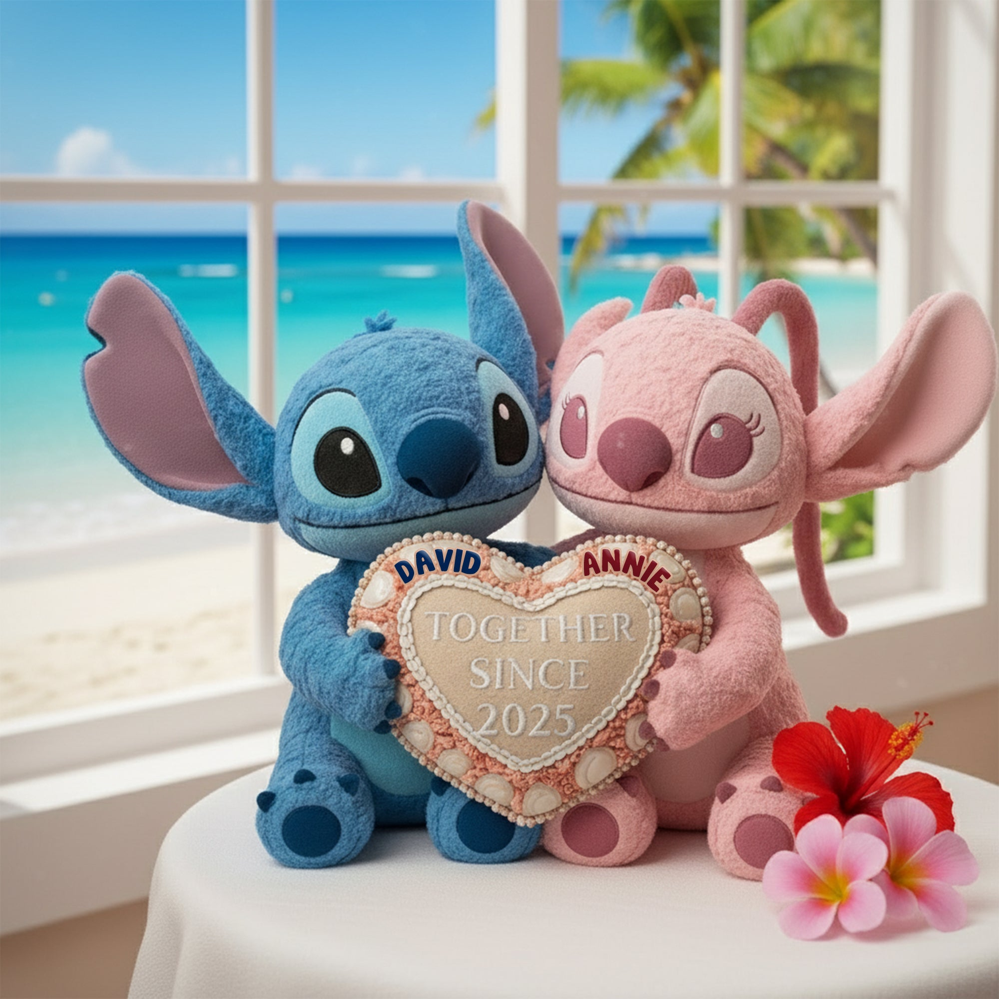 Sti Together We Make It Ohana Blue - Personalized Custom Shape Pillow ...