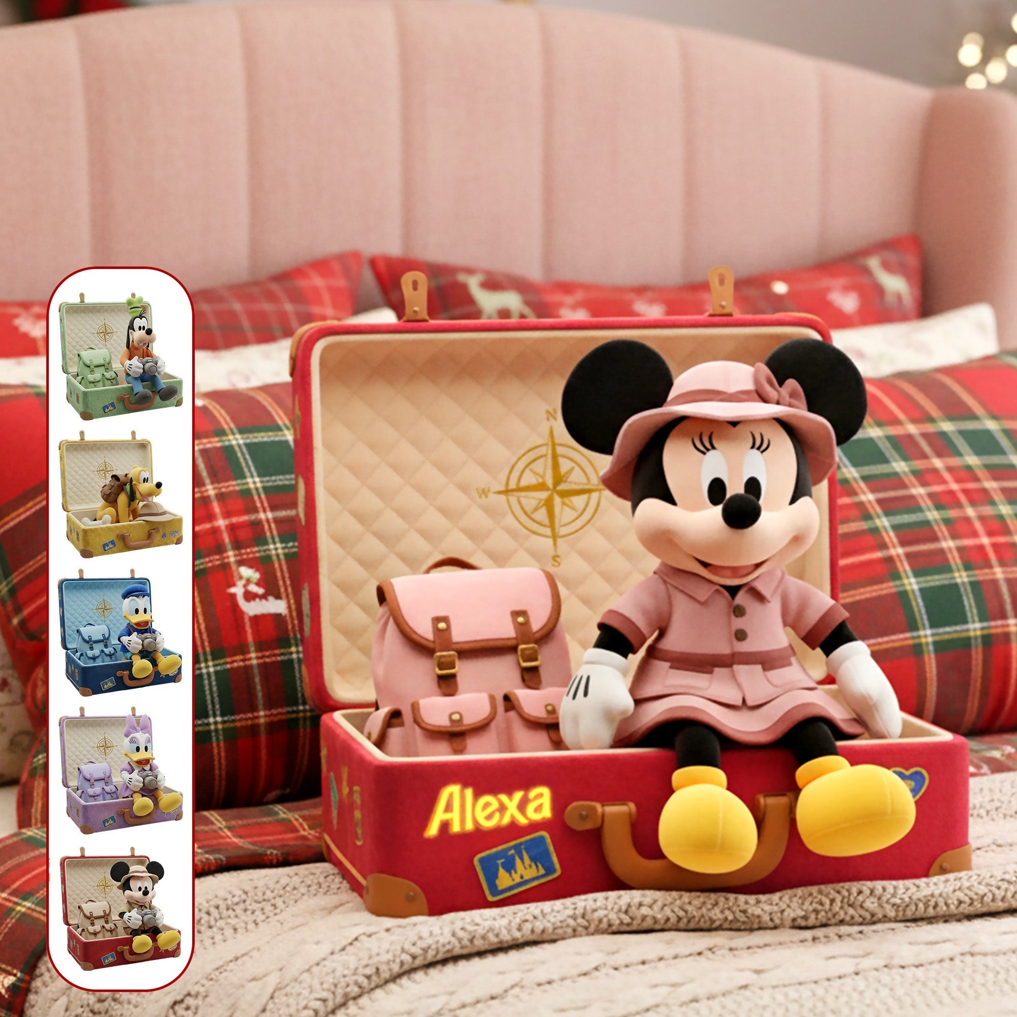 MkMo Magic Mouse Travel Suitcase - Personalized Custom Shaped Pillow ...