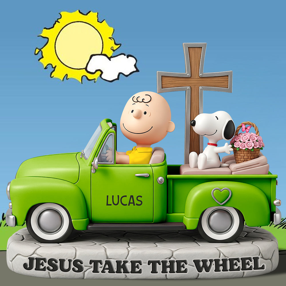 Jesus Take The Wheel - Personalized Acrylic Plaque - Gifts For Christi ...