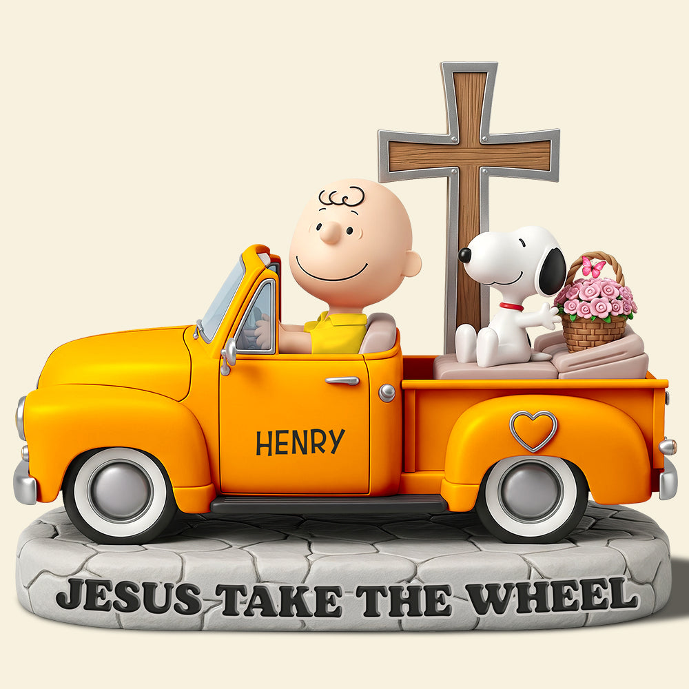 Jesus Take The Wheel - Personalized Acrylic Plaque - Gifts For Christi ...