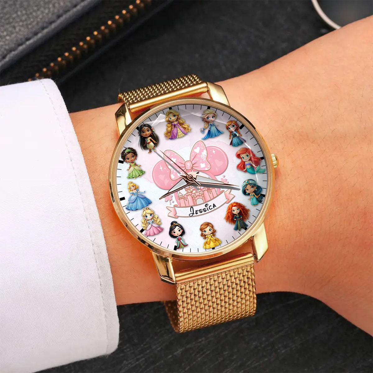 MkMo Magic Mouse Fun Begins With A Smile - Personalized Women Hand Wat ...