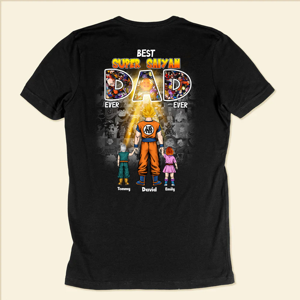 Dragon Ball A Saiyan Dad - Gift For Father's Day - Personalized TShirt ...